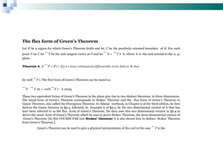 GREEN THEOREM Mohini yaduwanshi BSC I SEM 2018 | PPT | 3-D Graphics ...