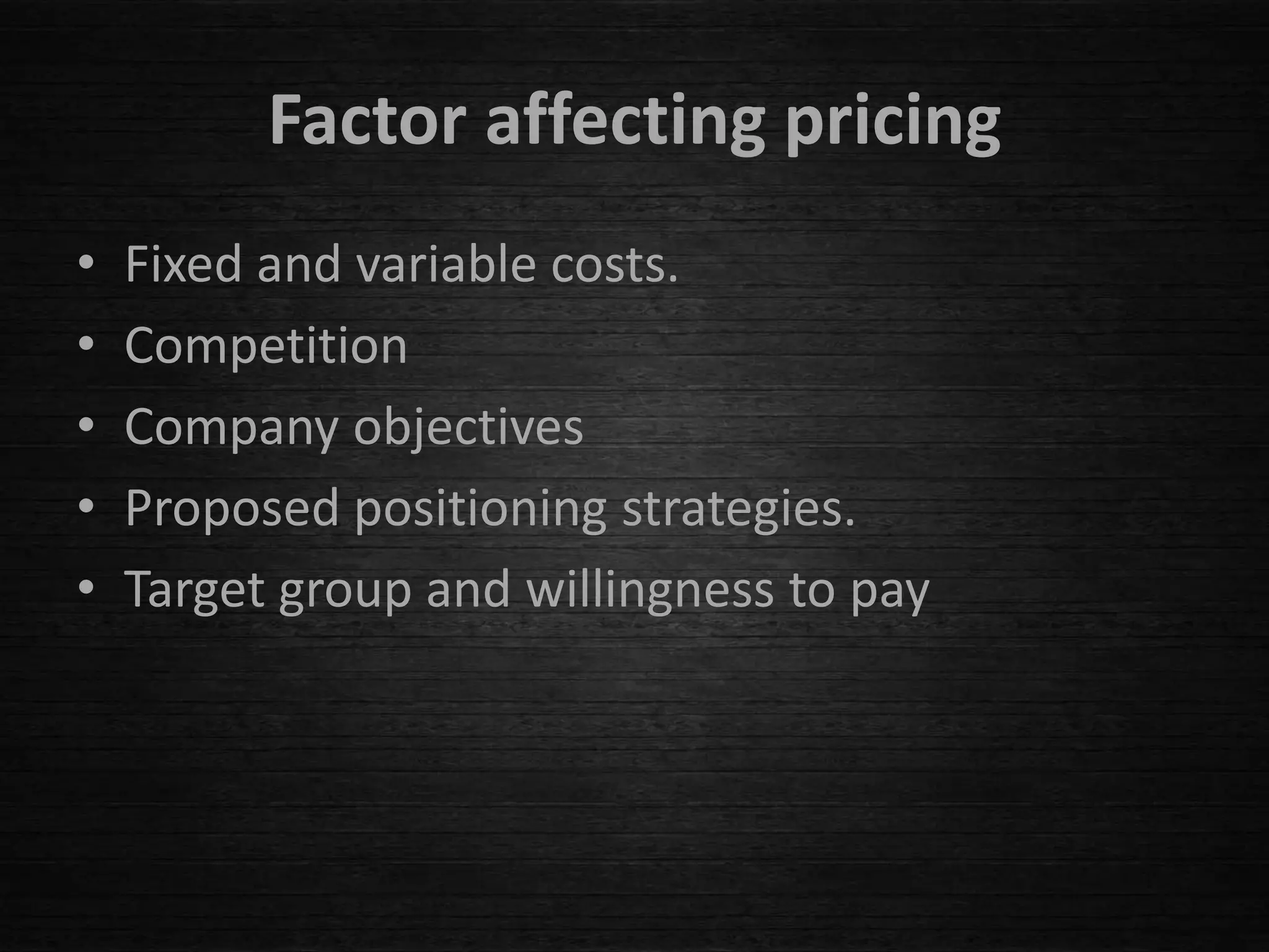 Pricing Policies and Strategies | PPTX