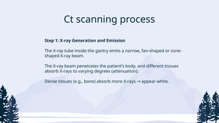 Scanning principle of ct by mohit BRIT 4TH SEMESTER | PPTX
