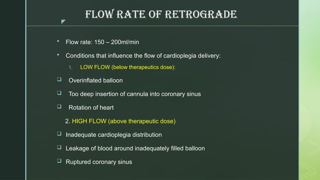 RETROGRADE CARDIOPLEGIA.pptx112233444455 | PPT