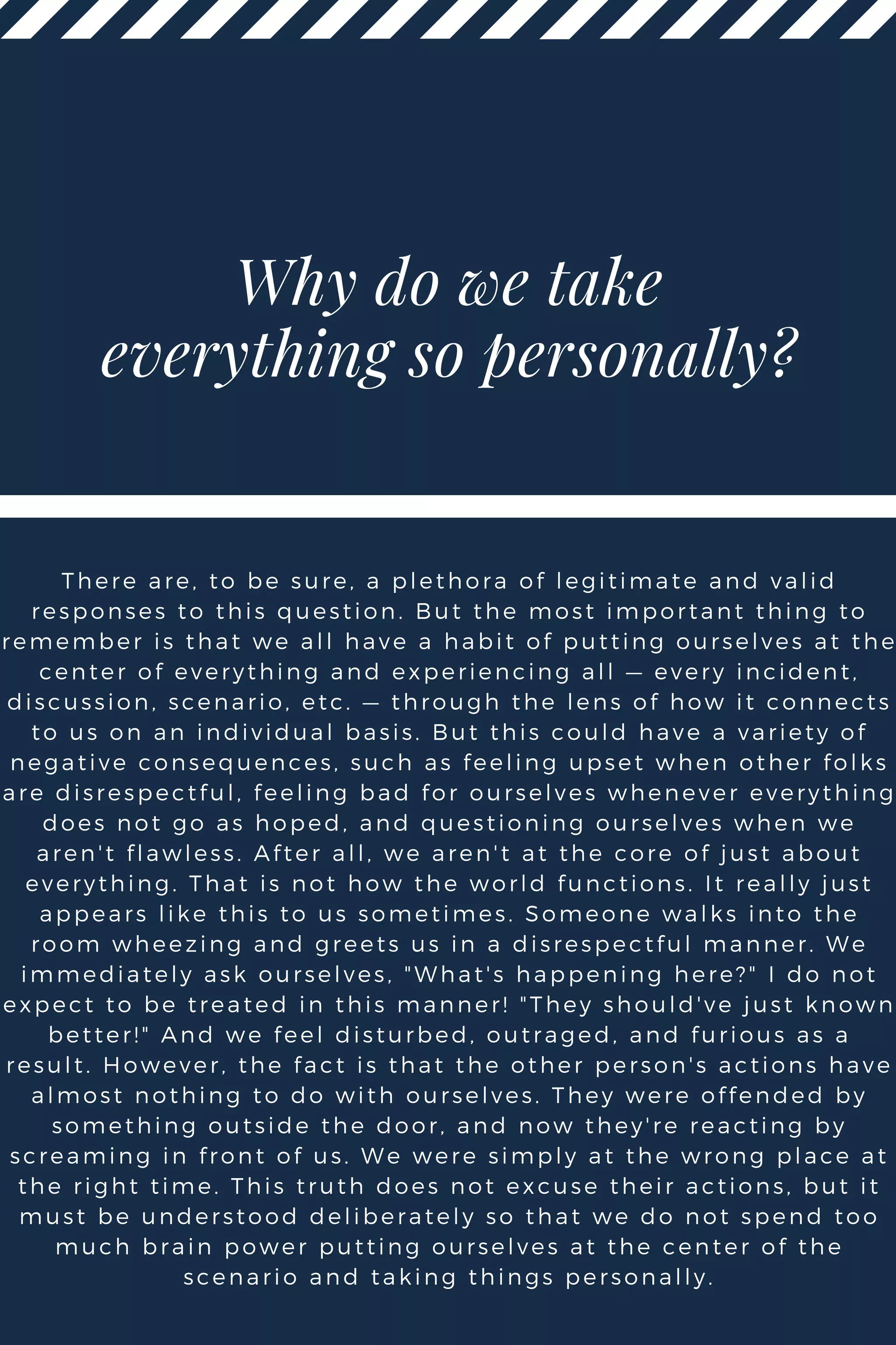 How To Not Take Things Personally.pdf