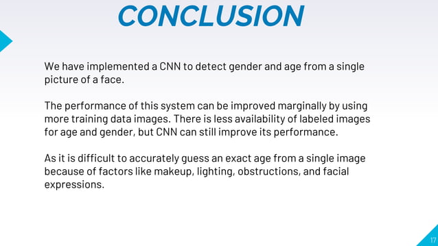 Machine Learning Model for Gender Detection | PPT