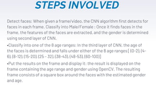 Machine Learning Model for Gender Detection | PPT