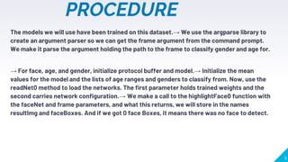 Machine Learning Model for Gender Detection | PPT