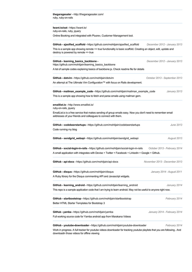 Mohit jain's resume | PDF