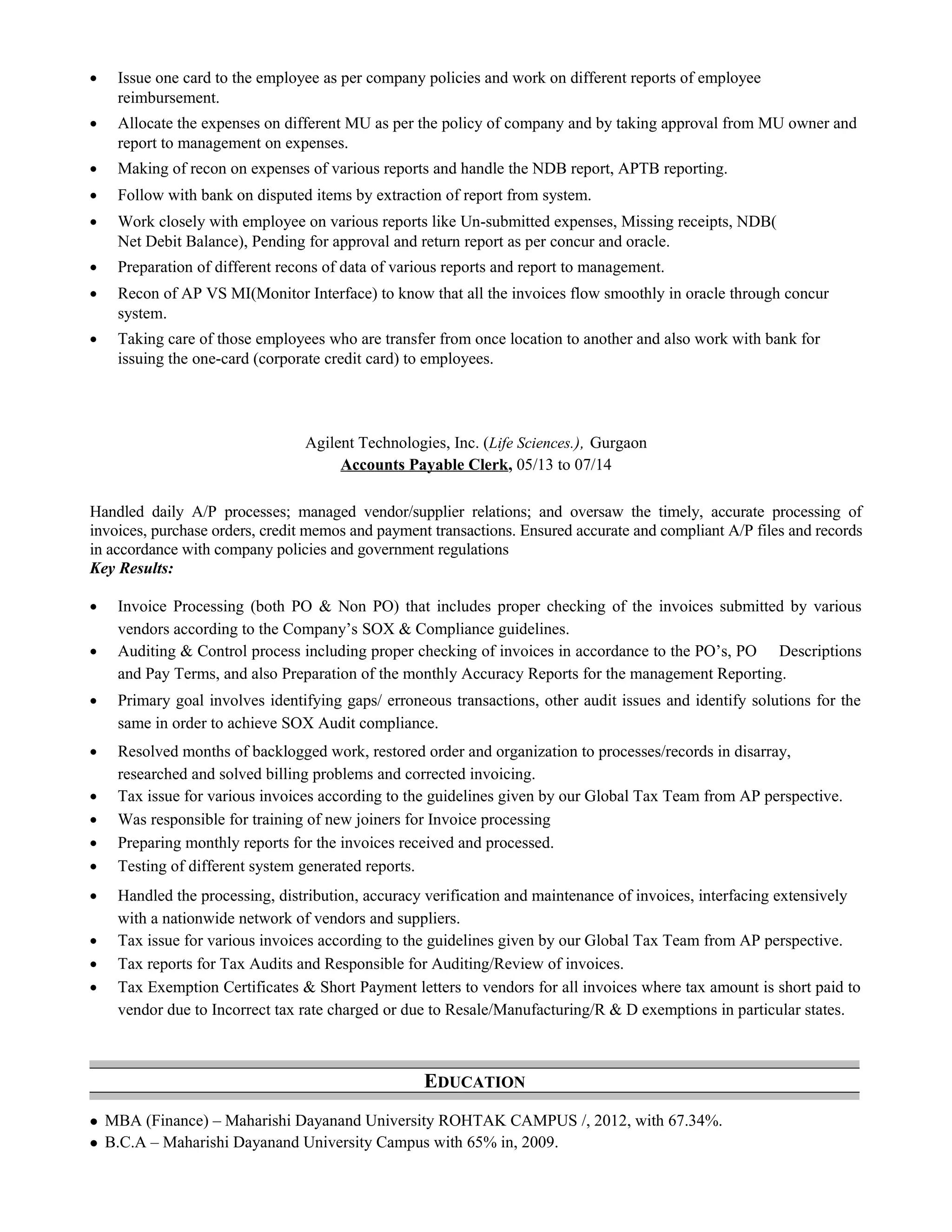 Mohit kakkar cv | DOC