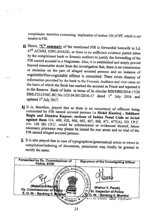 Mohit Kambhoj Clean Chit From EOW.pdf