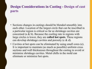 Design Consideration For Casting | PPTX