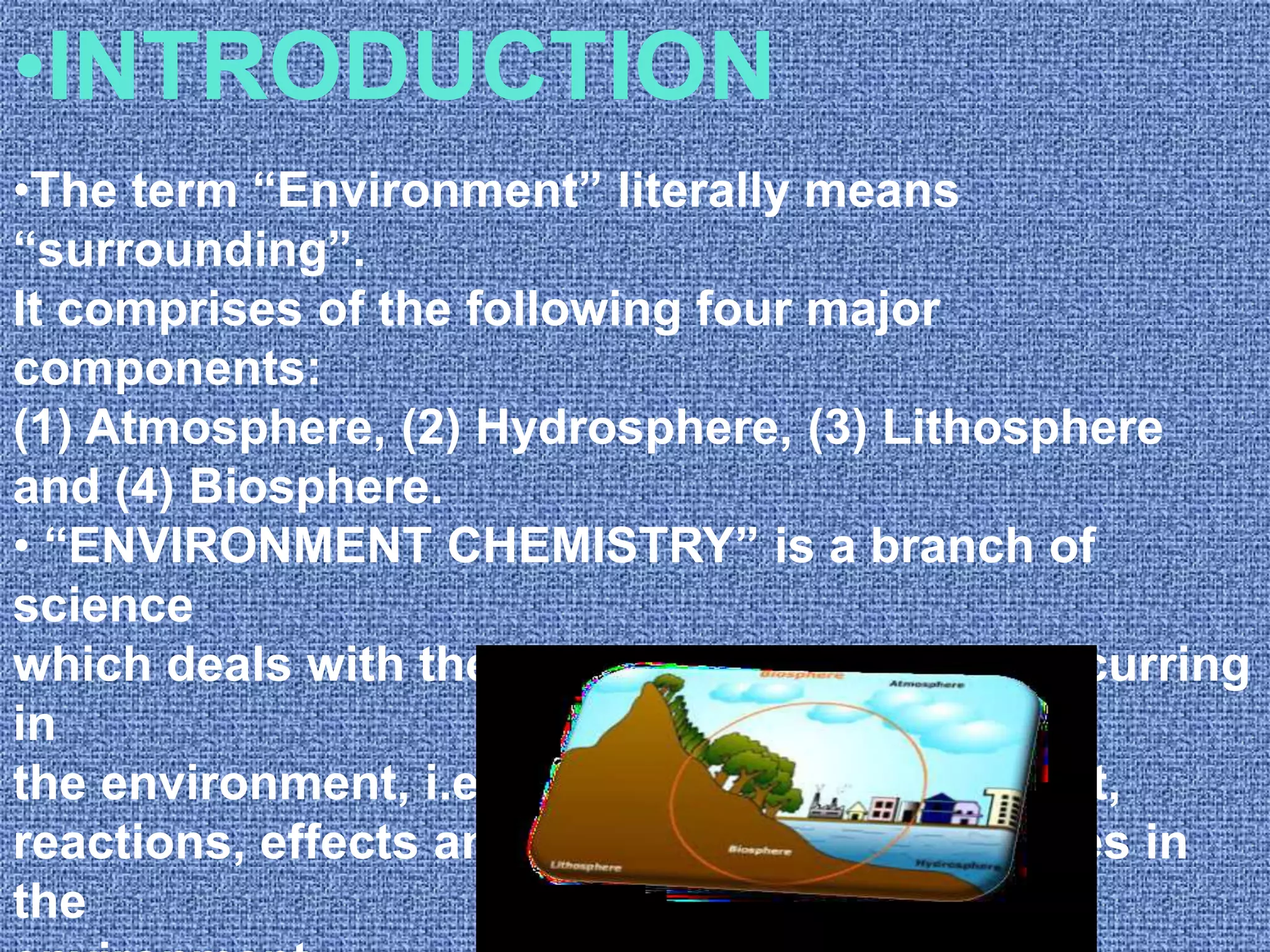 Environmental chemistry | PPT