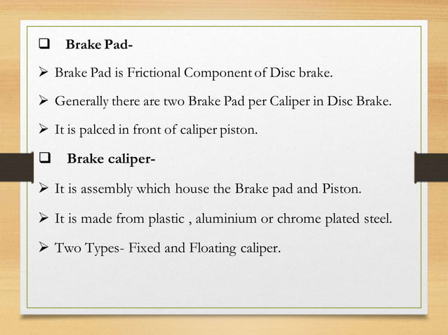 hydraulic brake ppt | DOCX