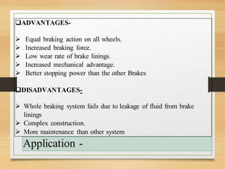 hydraulic brake ppt | DOCX