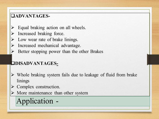 hydraulic brake ppt | DOCX