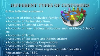 TYPES OF BANK'S CUSTOMER | PPTX