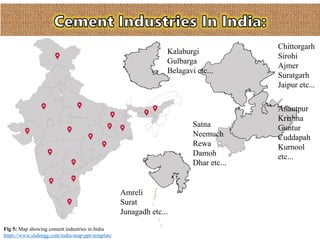 Cement and cement industries in India .pptx by Mohit Shivane M.Tech ...
