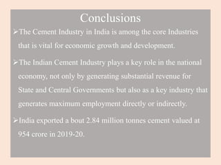 Cement and cement industries in India .pptx by Mohit Shivane M.Tech, 3rd sem | PPTX