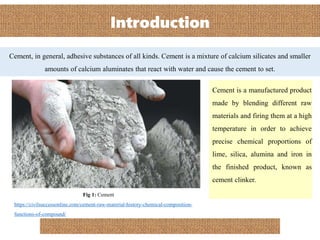 Cement and cement industries in India .pptx by Mohit Shivane M.Tech, 3rd sem | PPTX