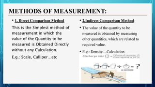 MECHANICAL MEASREMNENTS CHAPTER 1 | PPT
