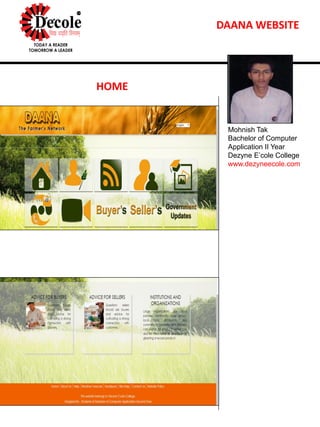 Mohnish html&css portfolio | PDF
