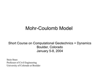 Mohr Coulomb Model.ppt