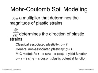Mohr Coulomb Model.ppt