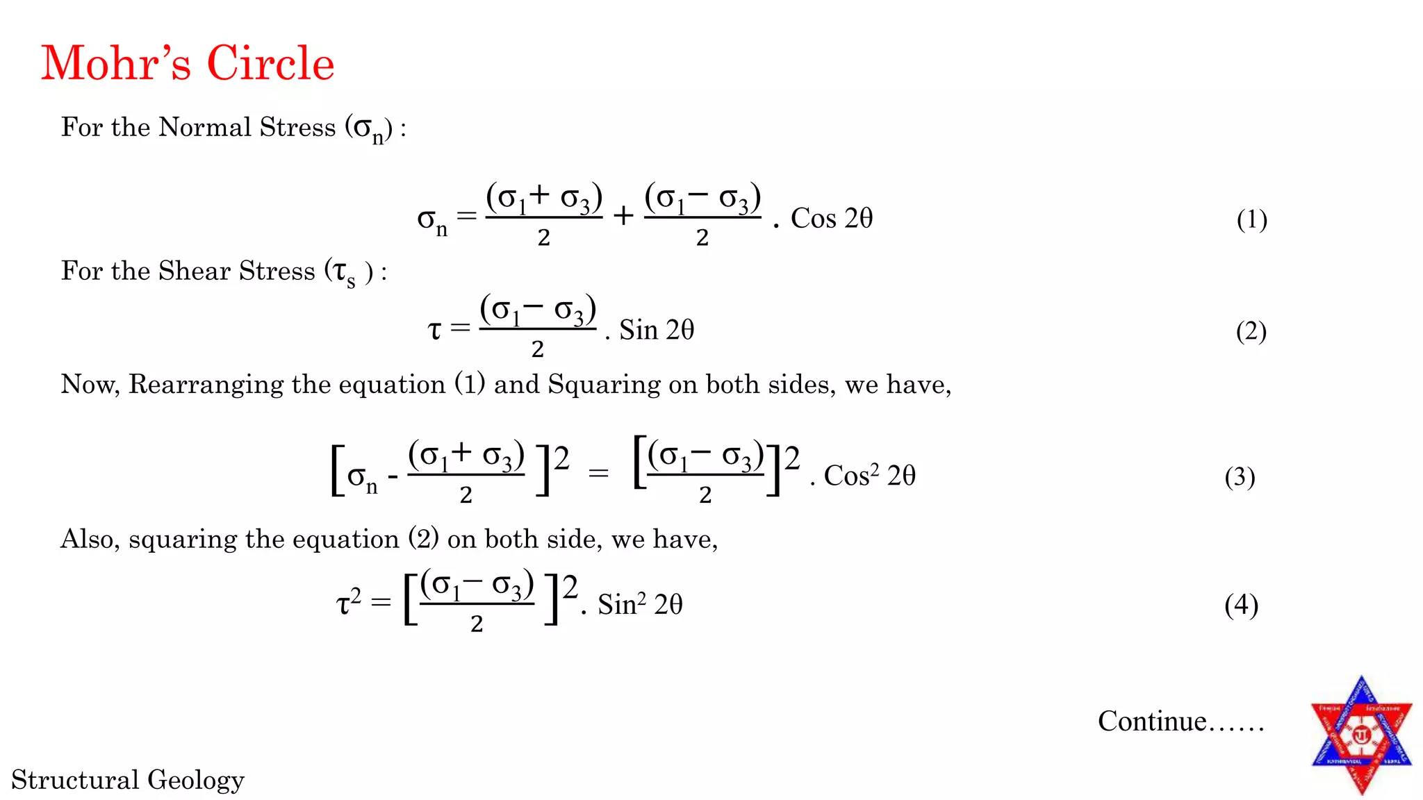 Mohr's circle | PPTX