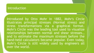 Mohr's cirlces presentation | PPTX