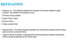 MOHR’S COULOMB THEORY By Geotechnaical eng | PPTX