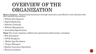 mohseen.pptx full stack development report internship | PPT