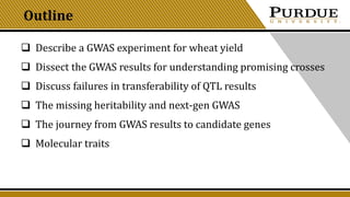 Beyond GWAS QTL Identification and Strategies to Increase Yield | PPT