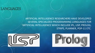 ARTIFICIAL INTELLIGENCE | PPT