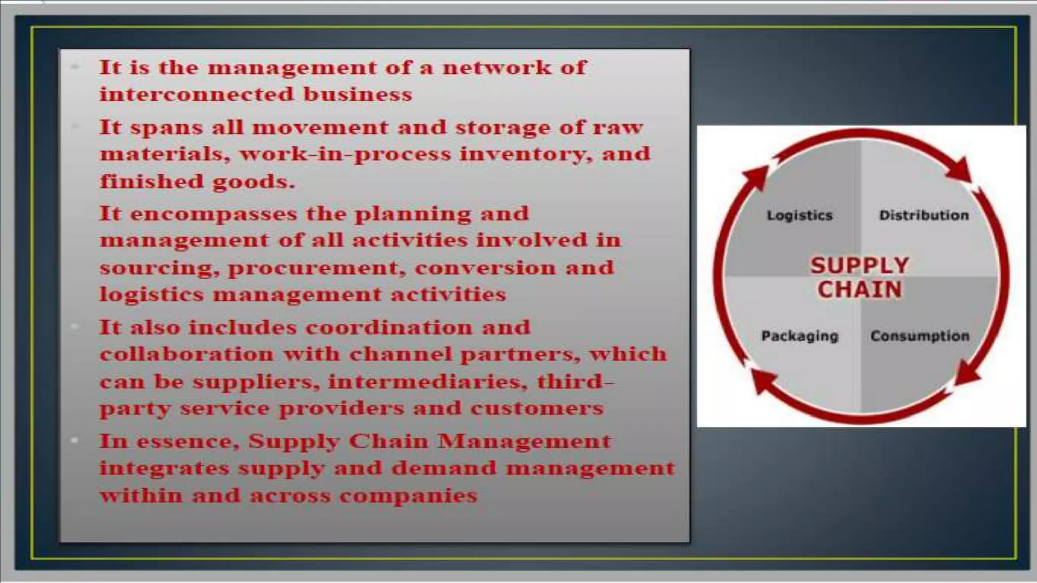 PEPSICO Supply chain | PPTX