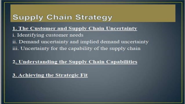 PEPSICO Supply chain | PPTX