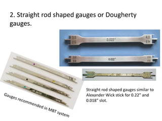 bracket gauges and placement | PPTX