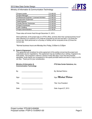 Mo ict 2013 new data center design proposal - pts-0813-004006 - ptsp-c ...
