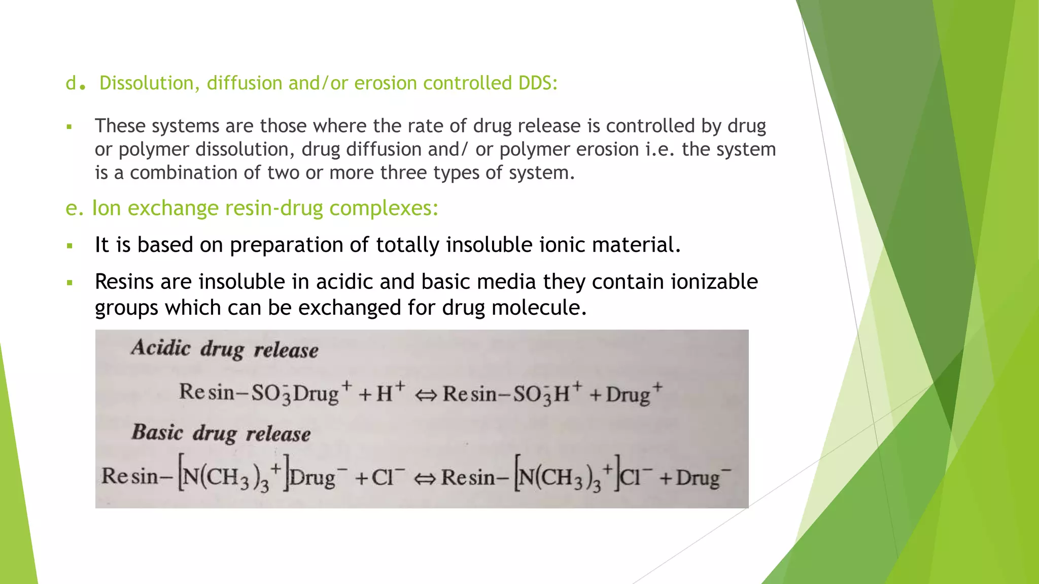 Sustained and Controlled Release Drug Delivery Systems | PPTX