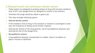 Sustained and Controlled Release Drug Delivery Systems | PPTX