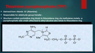 Role of coenzymes in carbohydrate metabolism | PPT