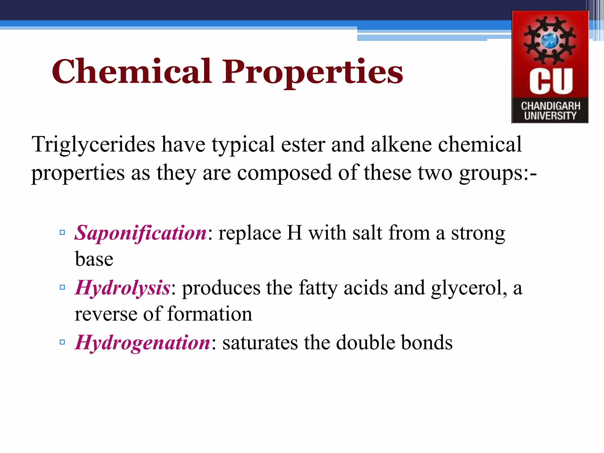 TRIGLYCERIDES | PPTX
