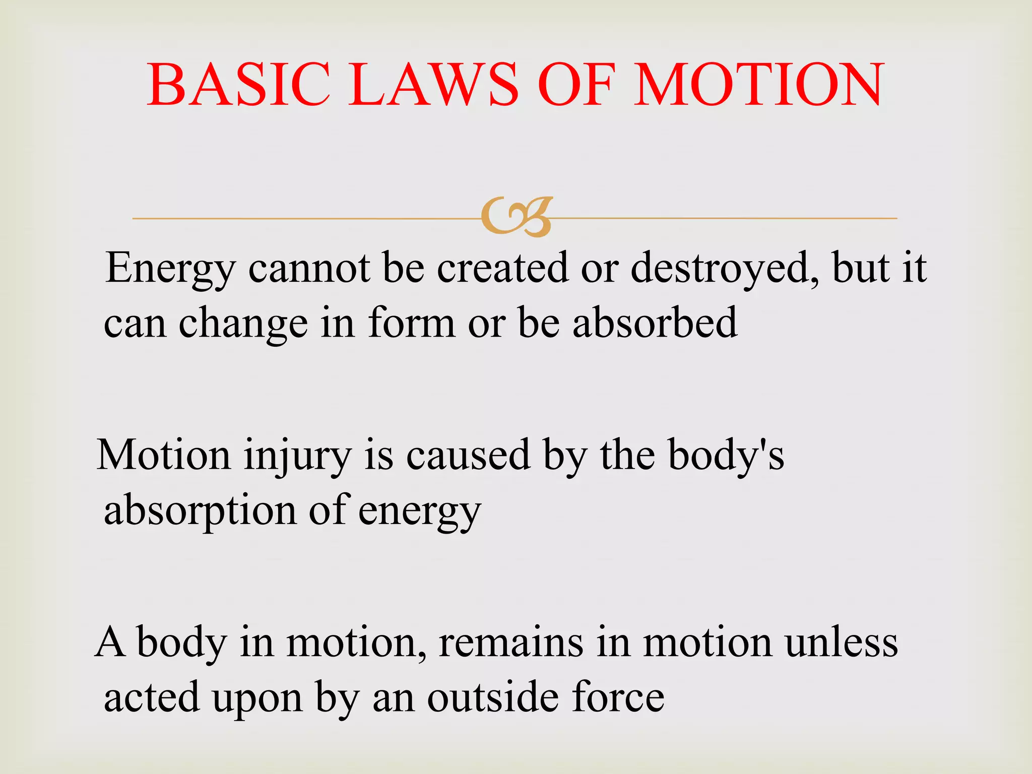 Mechanism of Injury | PPTX