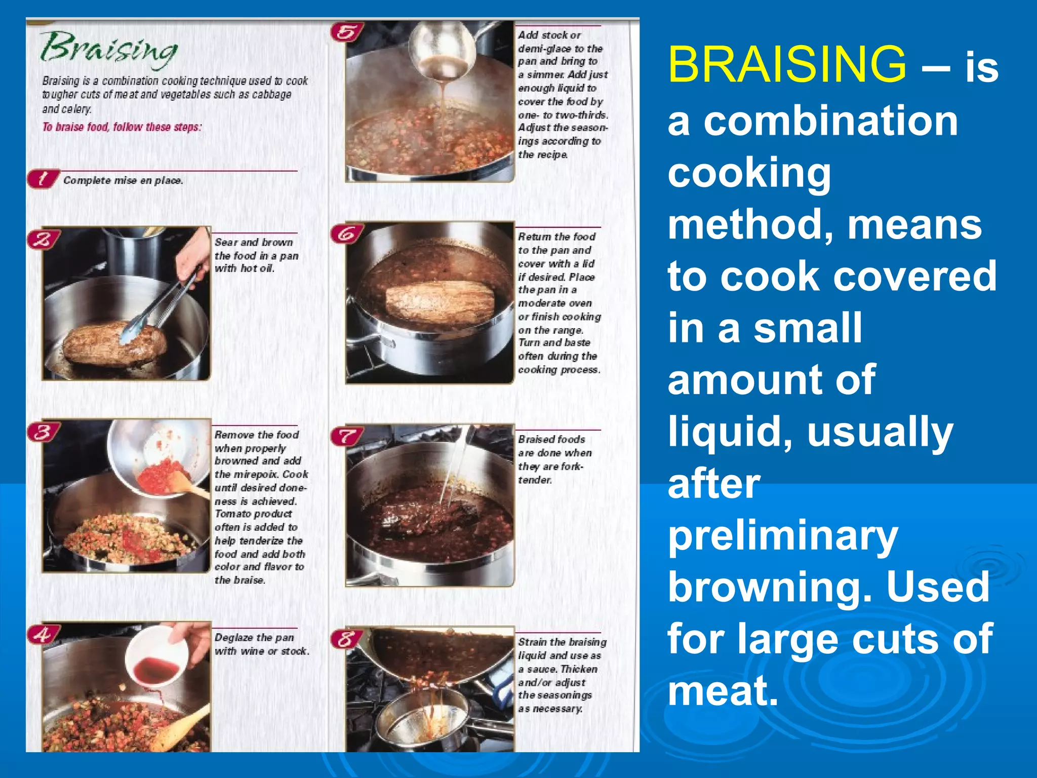 Moist heat cooking method | PPT