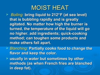 Moist heat cooking method | PPT
