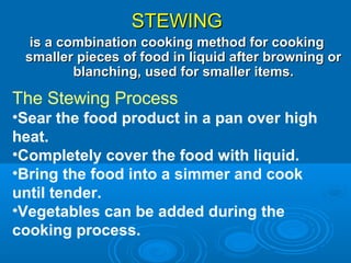 Moist heat cooking method | PPT