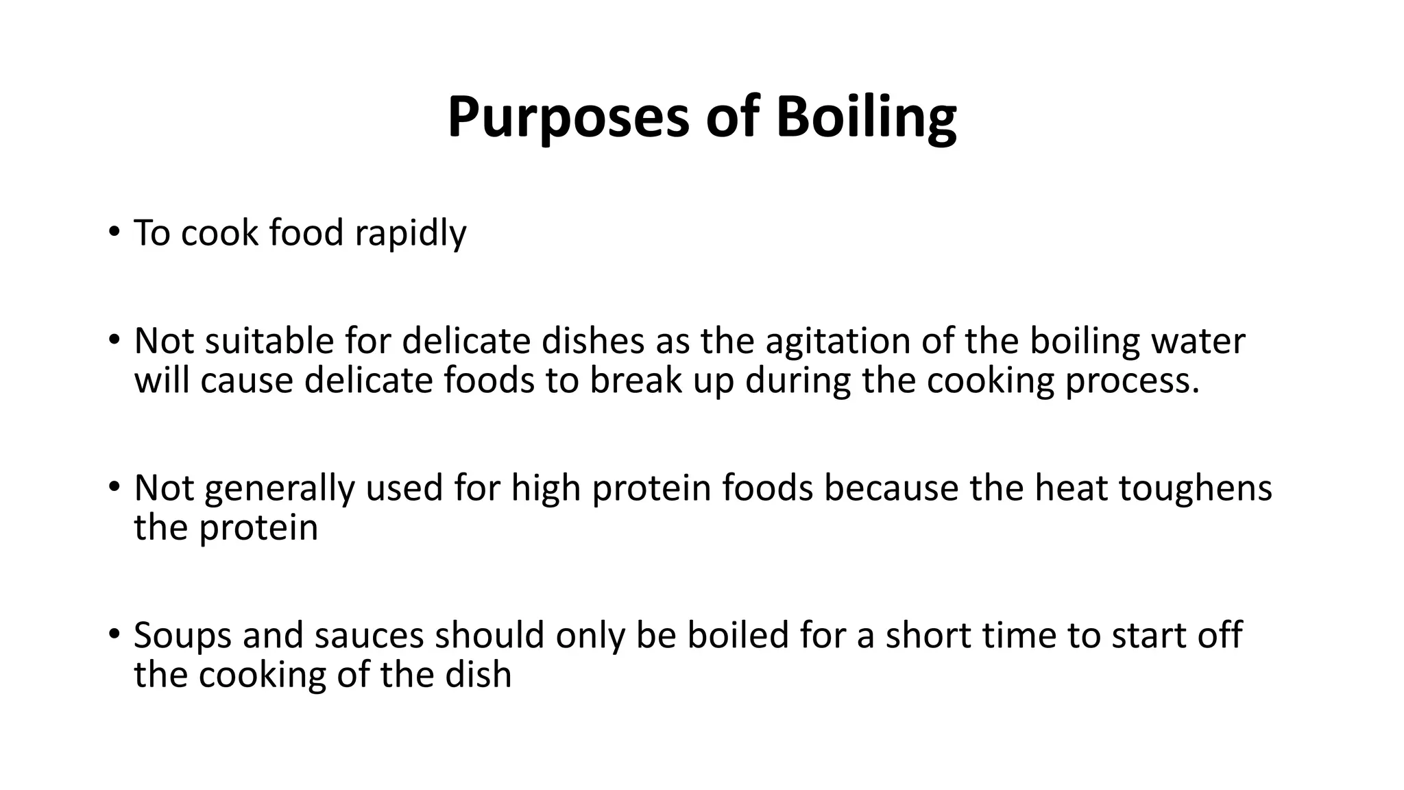 Moist methods of cooking food | PPTX