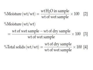 Moisture determination and Total solid | PPTX