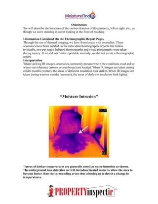 Moisture find ir sample report | PDF
