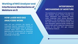 Moisture Interference on Laser NH3 Gas Analyzer and Solution | PPTX