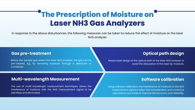 Moisture Interference on Laser NH3 Gas Analyzer and Solution | PPTX | Chemistry | Science