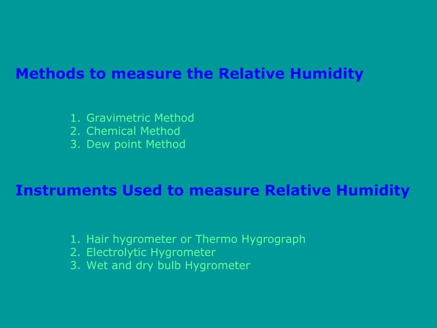 Moisture in textiles | PPT | Weather | Science