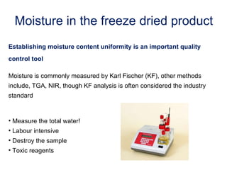 Moisture Mapping of Freeze Dryer | PPT