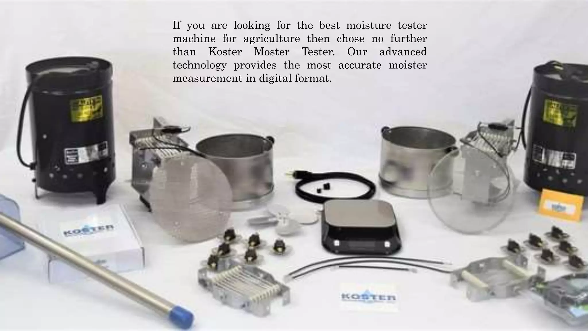 Moisture tester machine for agriculture | PPTX